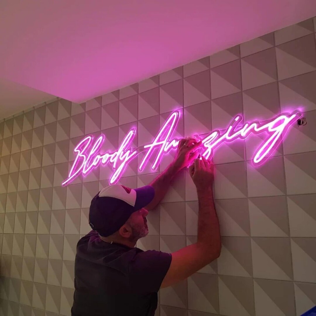 Custom Neon Sign | Neon Sign | Neon Sign Personalized | Wall Decor ...