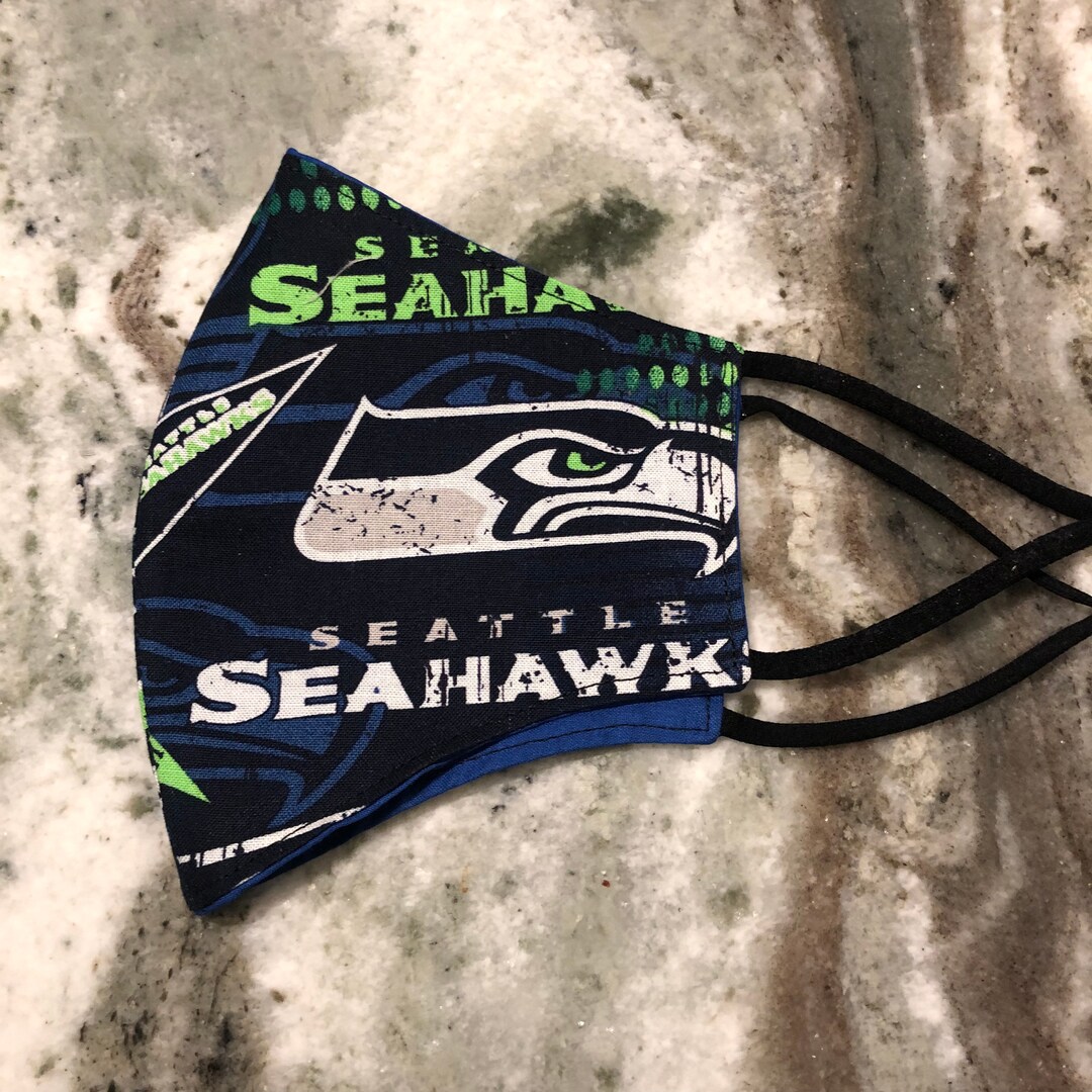 LARGE - Seattle Seahawks Pennant Football Reversible With Blue 2-layer ...