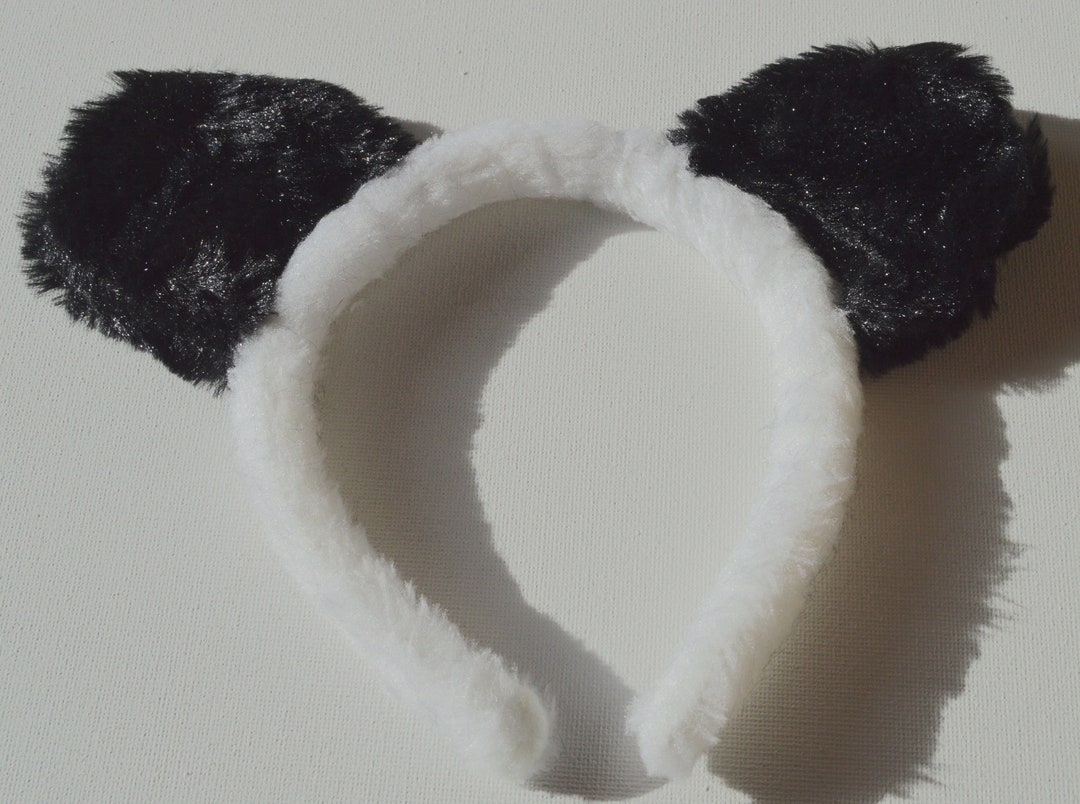 Black and White Panda Ears Party Childrens Fancy Dress World Book Day ...