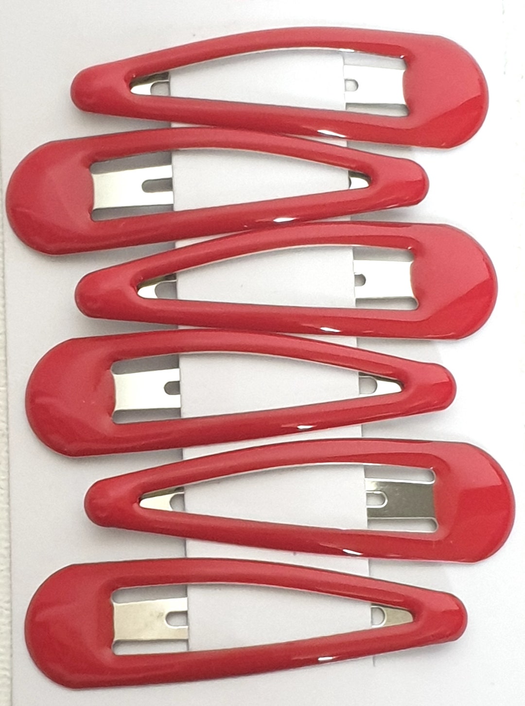 Back to School Hair Clips Pack of 6 | 5cm Sleepies Slides in Red ...