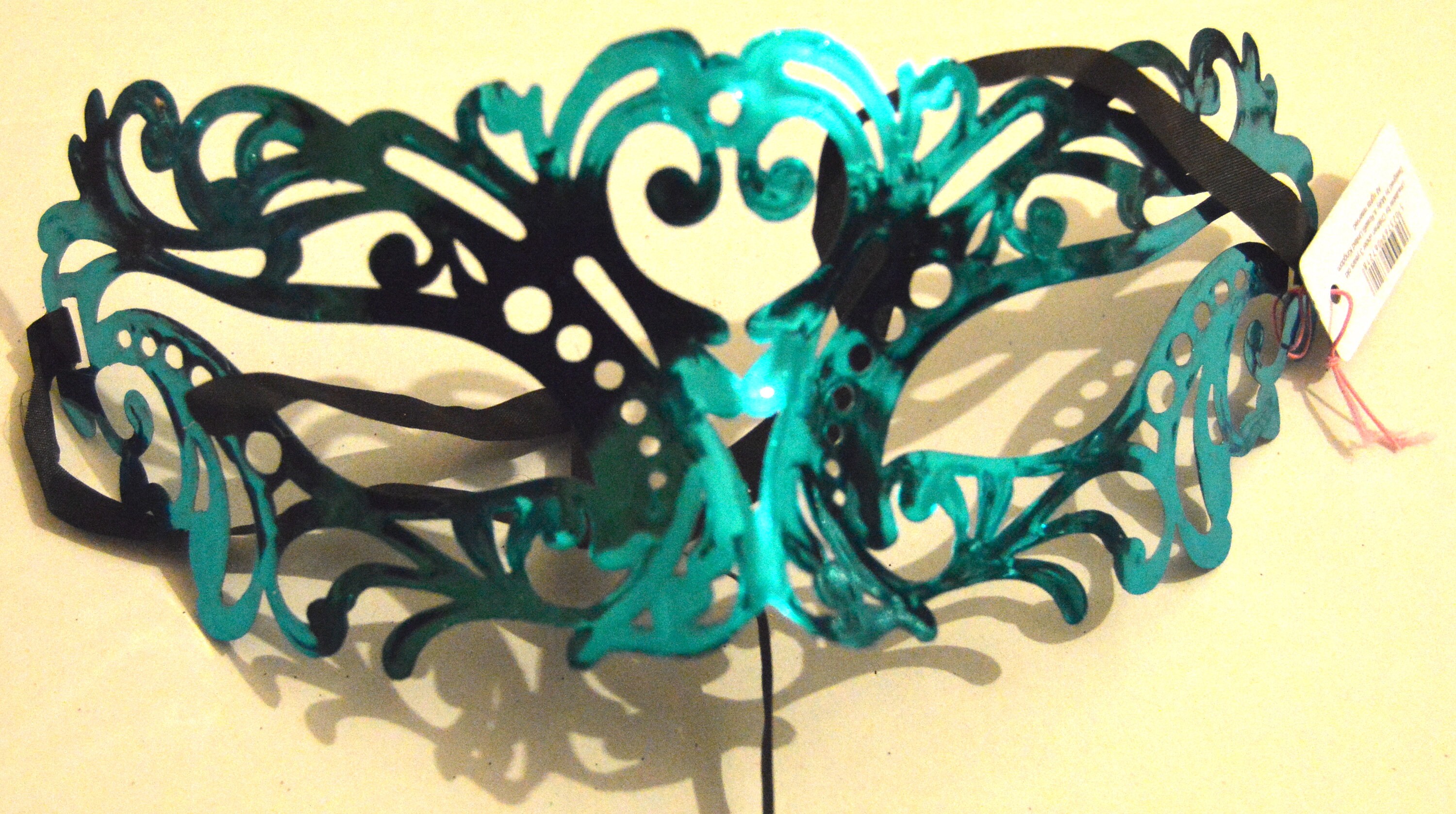 Patterned Mirror Finish Masquerade Half Face Mask Eye | Etsy