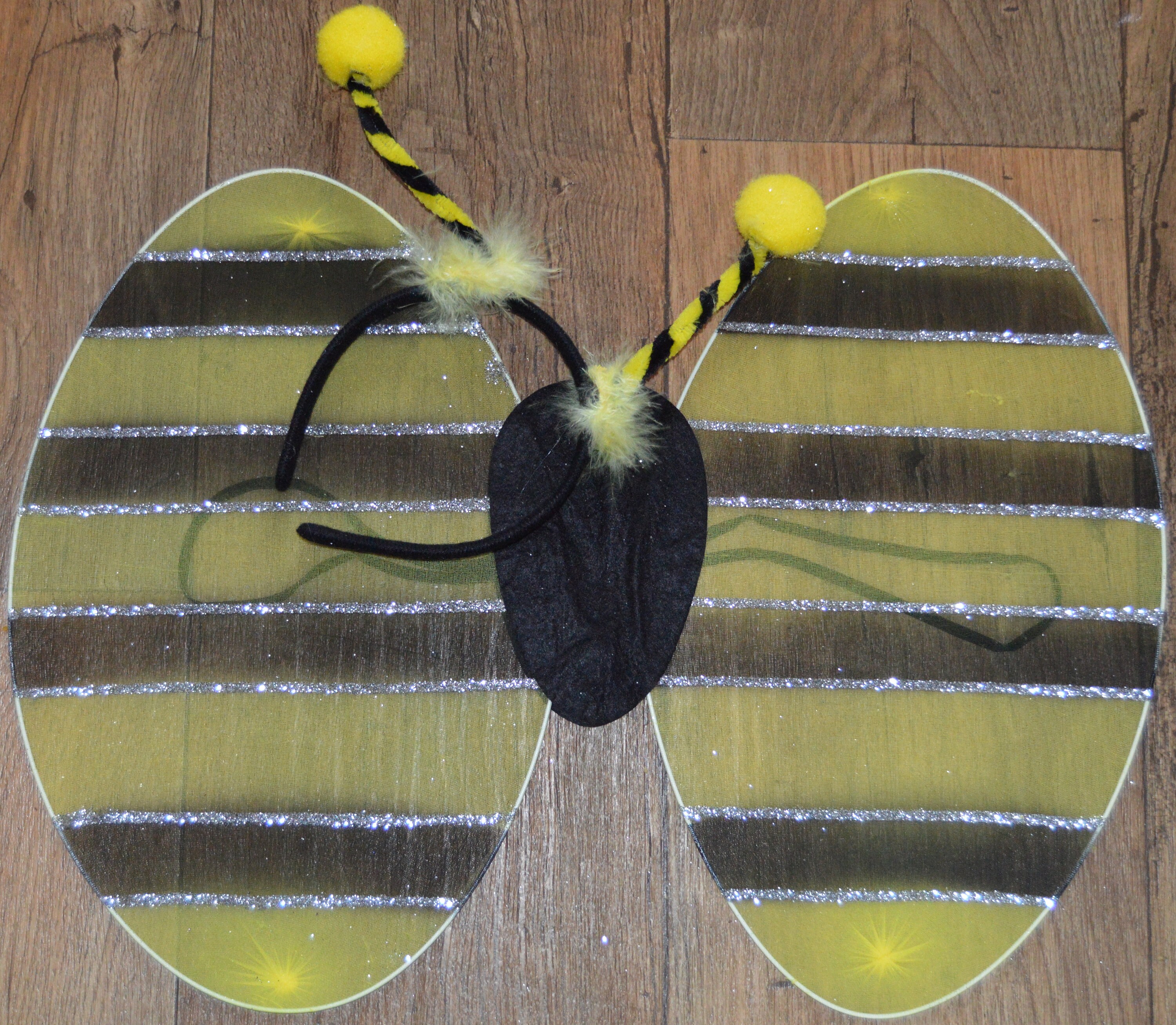 Bumble Bee Wings Deeley Bopper Yellow Black Adult Large Child | Etsy UK