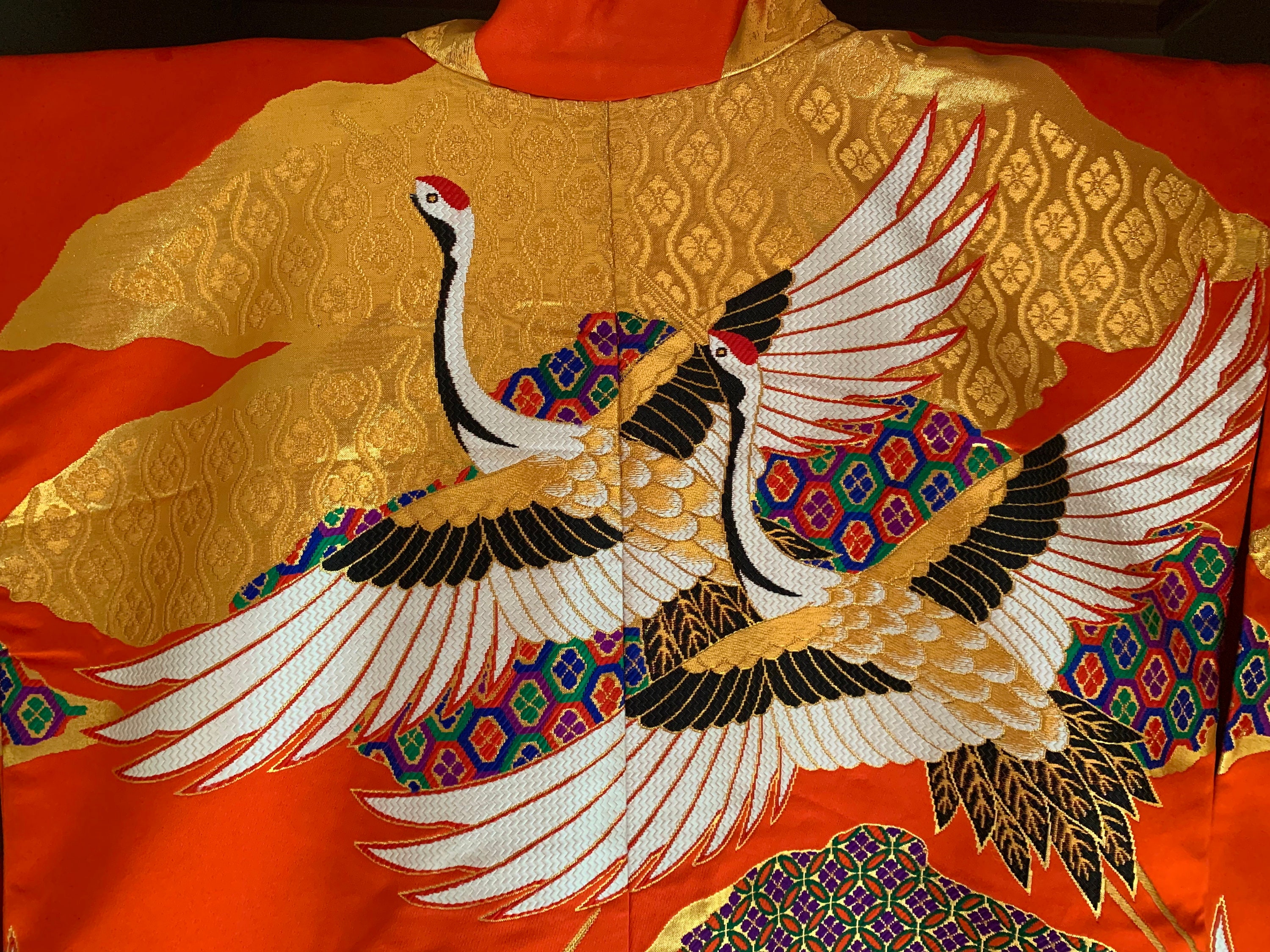 Free Shipping From Japan/uchikake/ Japanese Wedding Kimono/vintage ...