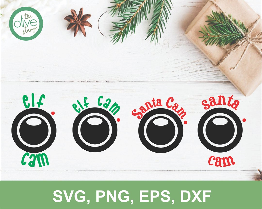 Santa Cam SVG Bundle Elf Cam SVG Bundle Christmas SVG Elf - Etsy