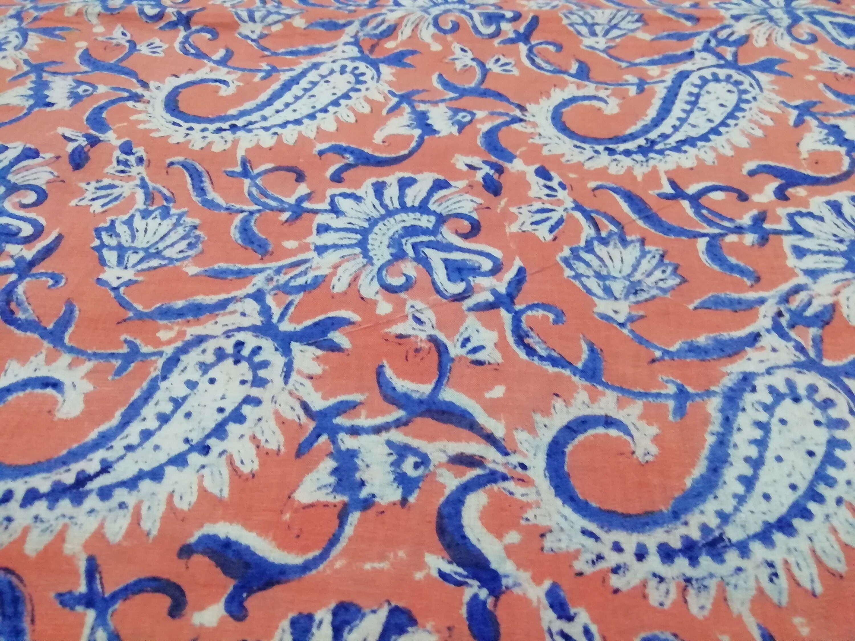 Block Print Fabric Block Print Cotton Fabric Indian Fabric | Etsy