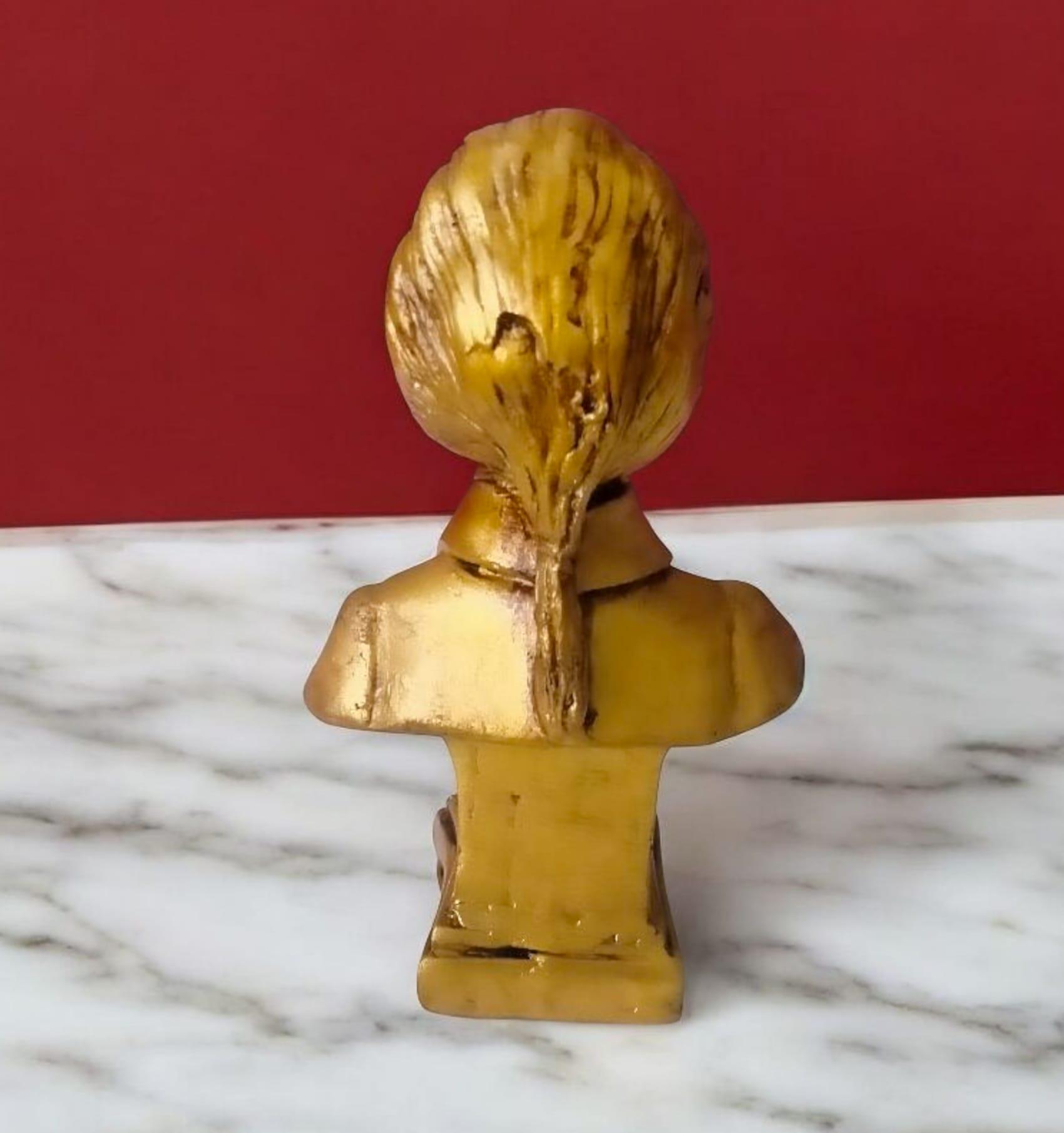 Hand-painted Mozart Mini Bust: Ceramic Classical Composer Sculpture - Etsy
