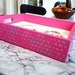 Pink Wooden Tray. Add Color to Your Tea and Coffee Services With This ...