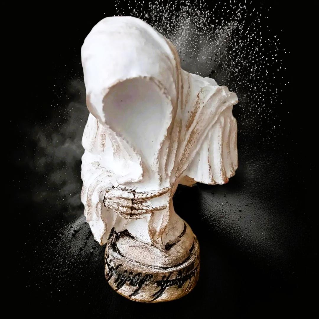 Ghost Bust for Halloween - Hand Painted Haunted Ghost Bust - Gothic ...