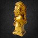 Hand-painted Mozart Mini Bust: Ceramic Classical Composer Sculpture - Etsy