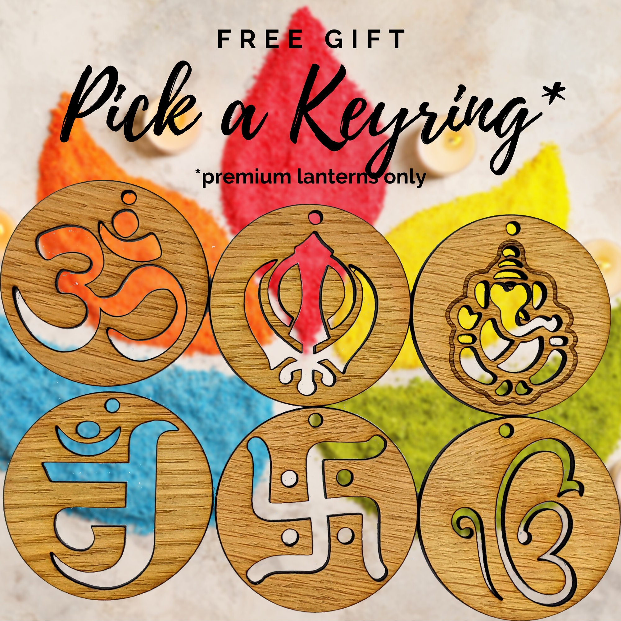 Personalised Wooden Lantern Box / Diwali Gift With Free - Etsy UK