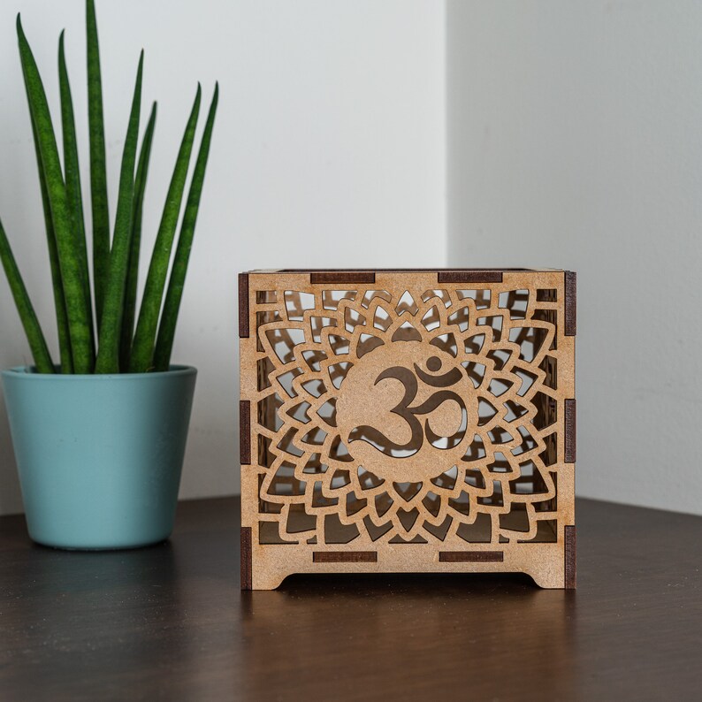 Personalised Wooden Lantern Box / Diwali Gift With Free - Etsy UK