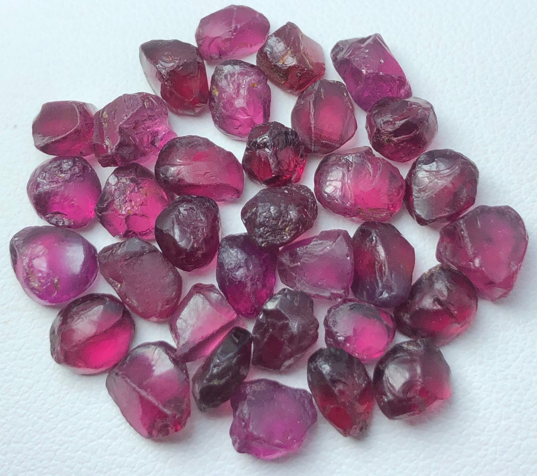An Amazing Facet Grade Rough Rhodolite Garnet Lot From Tanzania - Etsy ...