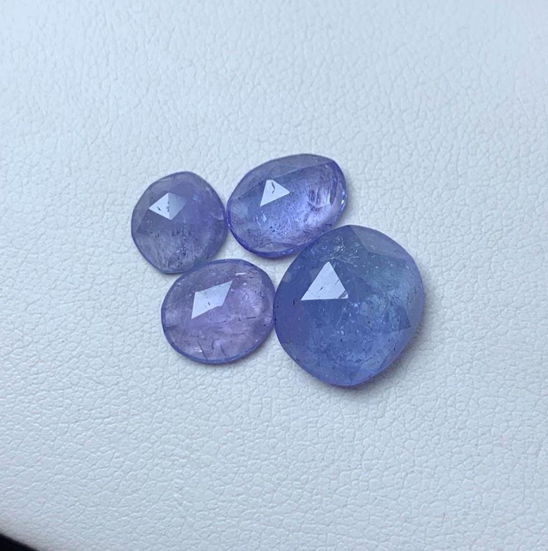 10.65 Ct Natural Tanzanite Rose Cut Gemstone, Medium Violet-blue - Etsy UK