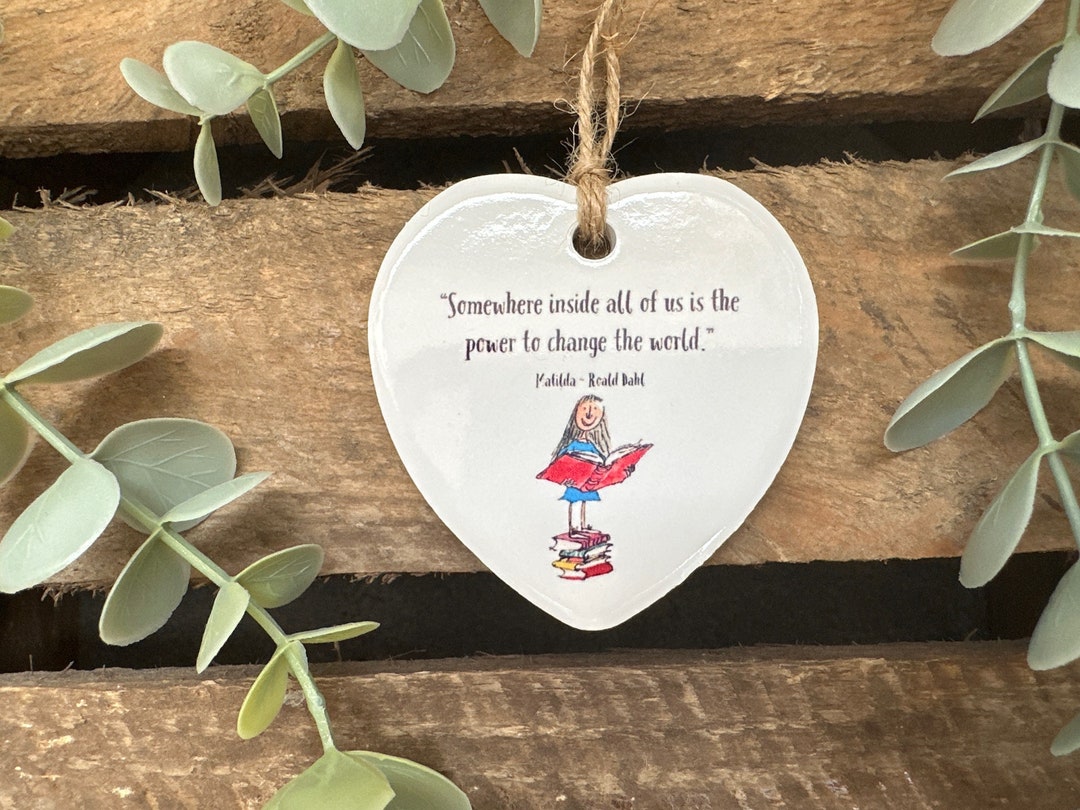 Sweet Matilda Ceramic Heart Quote Decoration/ Keepsake Ornament - Etsy