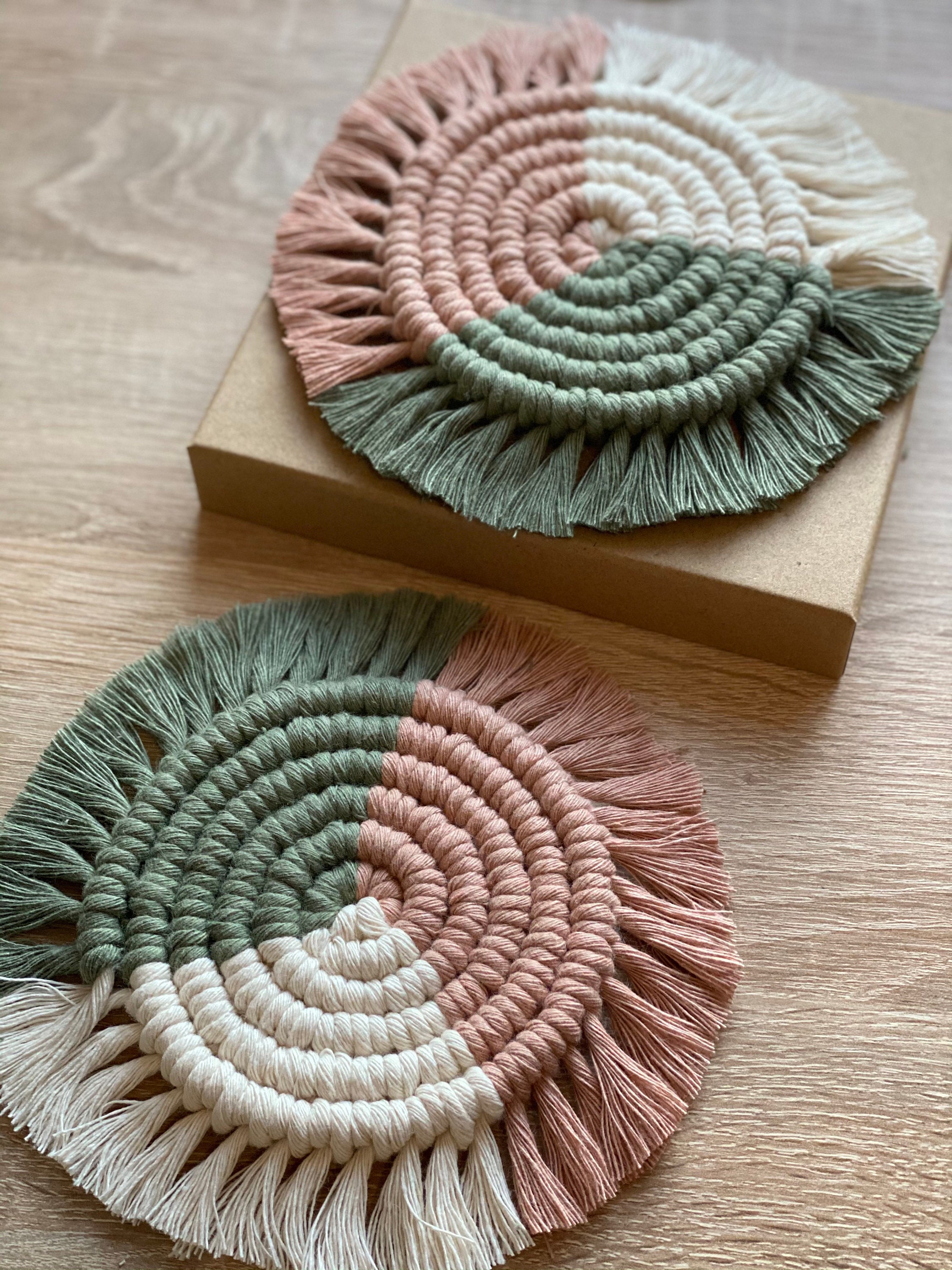 Kmart Macrame Coasters at Geraldine Williamson blog