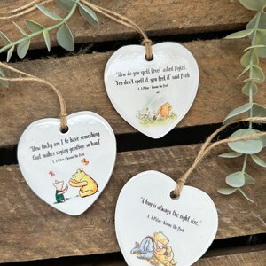Sweet Matilda Miss Honey Ceramic Heart Quote Decoration/ Keepsake ...
