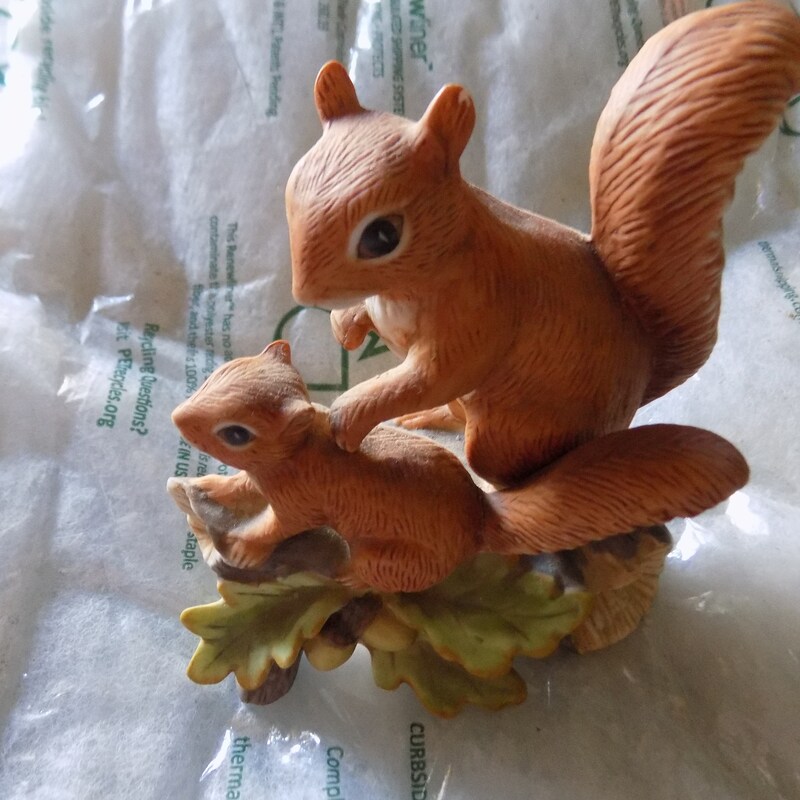 Squirrel in Log - Etsy