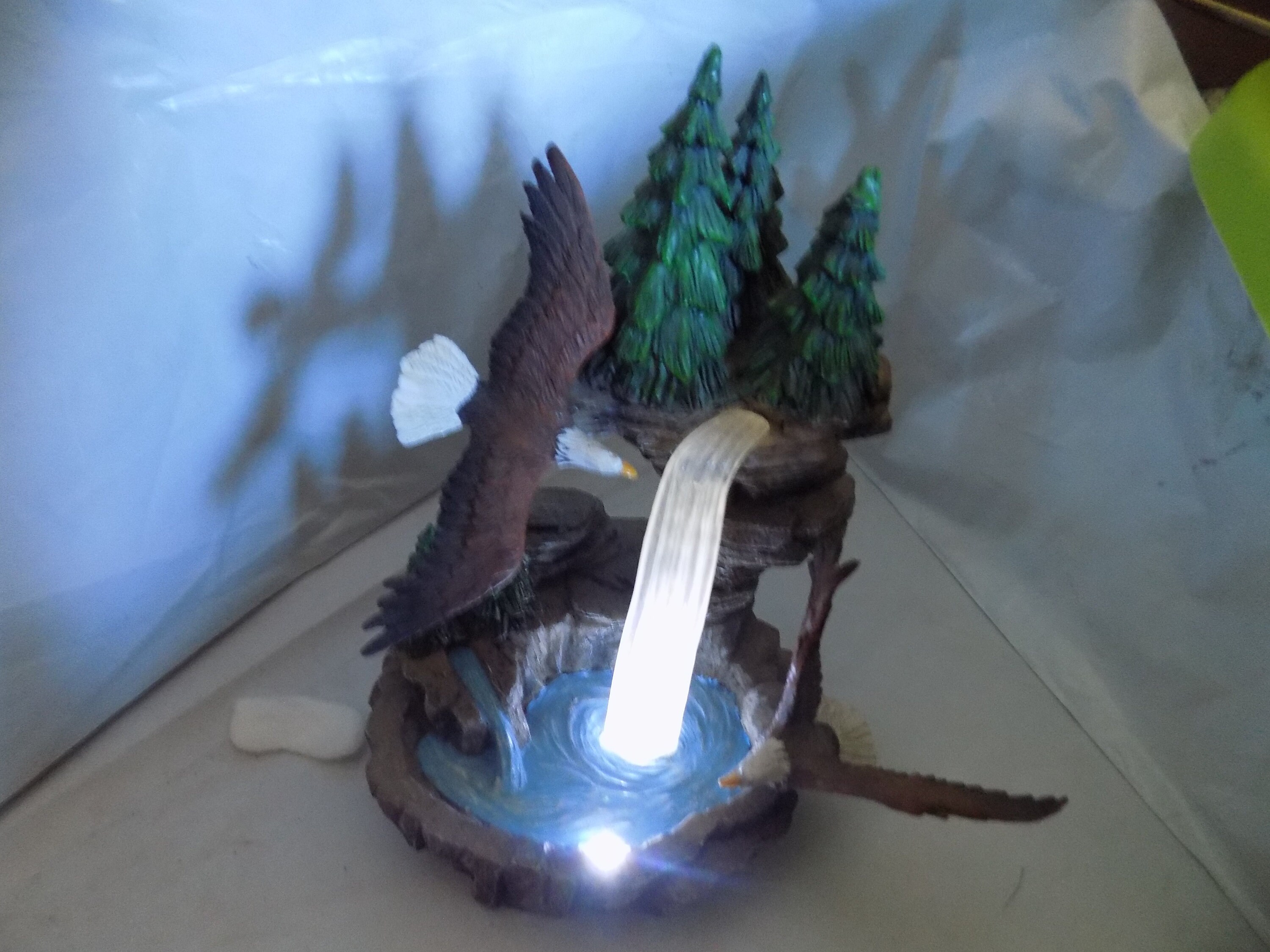 Lighted Eagle Waterfall - Etsy