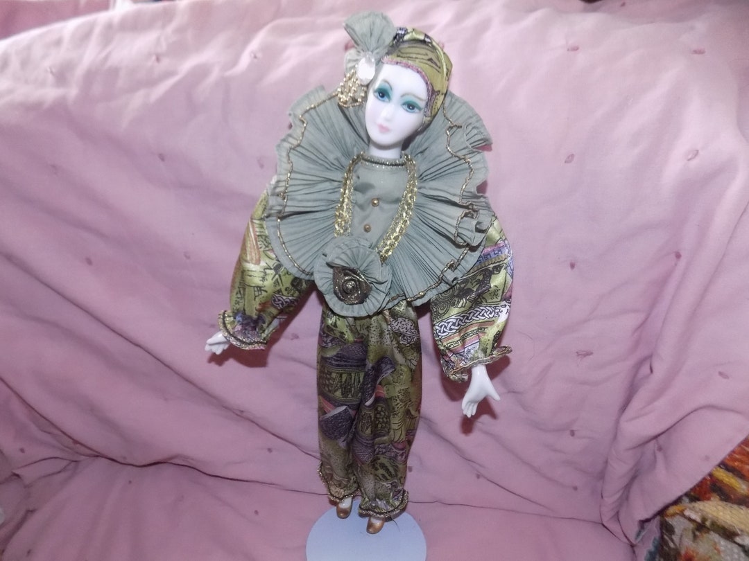 Musical Pierrot Doll - Etsy