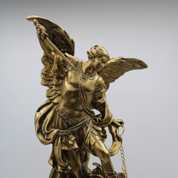 Bronze St Michael Archangel Statue - Etsy