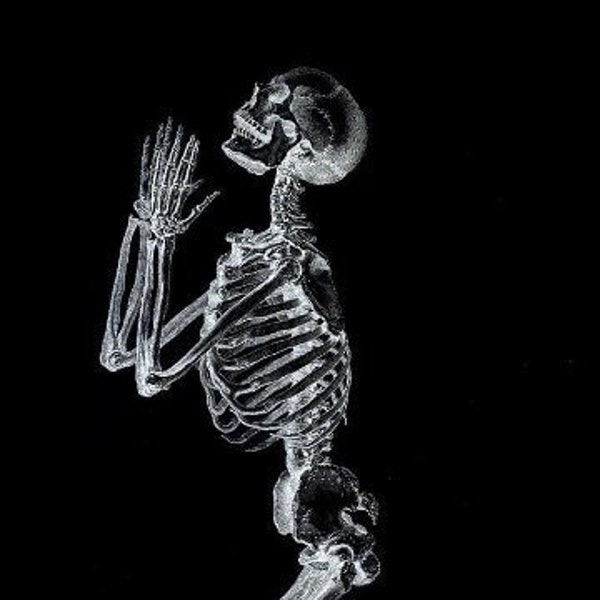 Skeleton Praying - Etsy