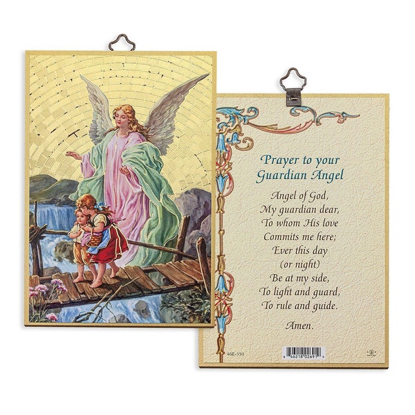 Guardian Angel With Prayer - Etsy