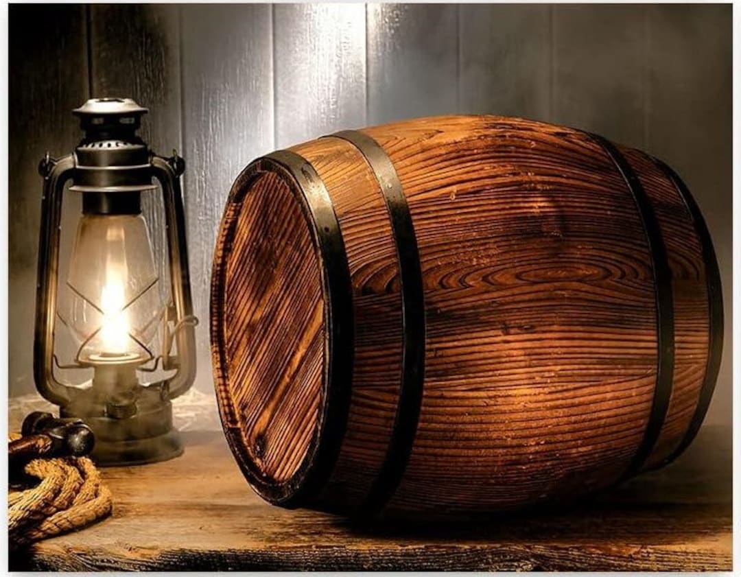 Western Cowboy Whiskey Barrel Framing Print Western Decor New - Etsy