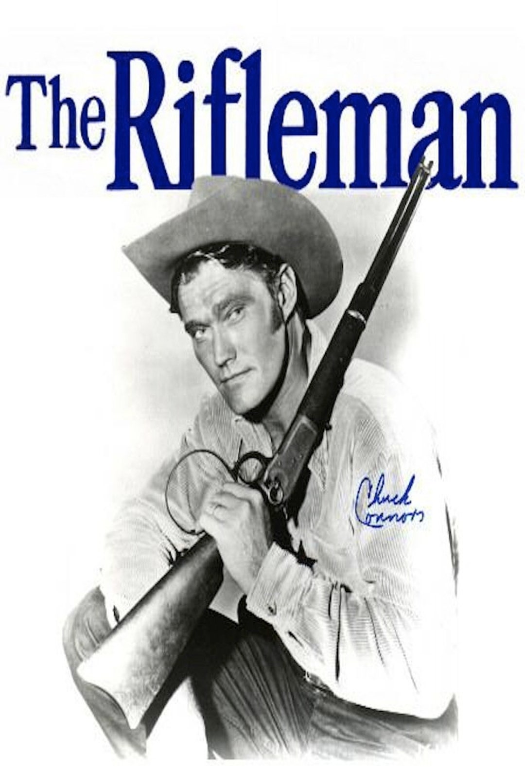 Western Chuck Connors the Rifleman Framing Print TV Poster Wall Decor ...