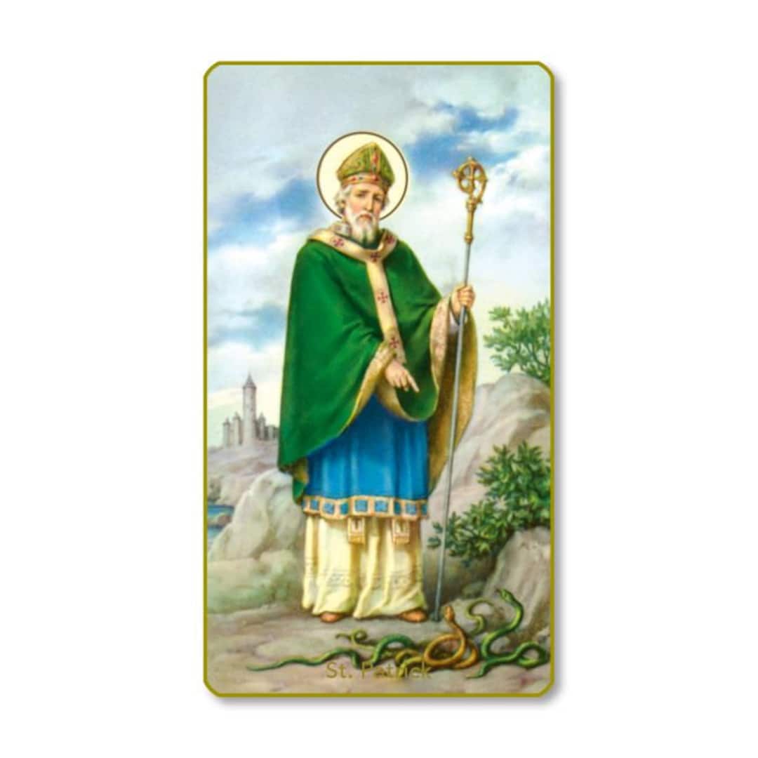 Saint Patrick Holy Cards Pack of 100 Catholic Gifts - Etsy