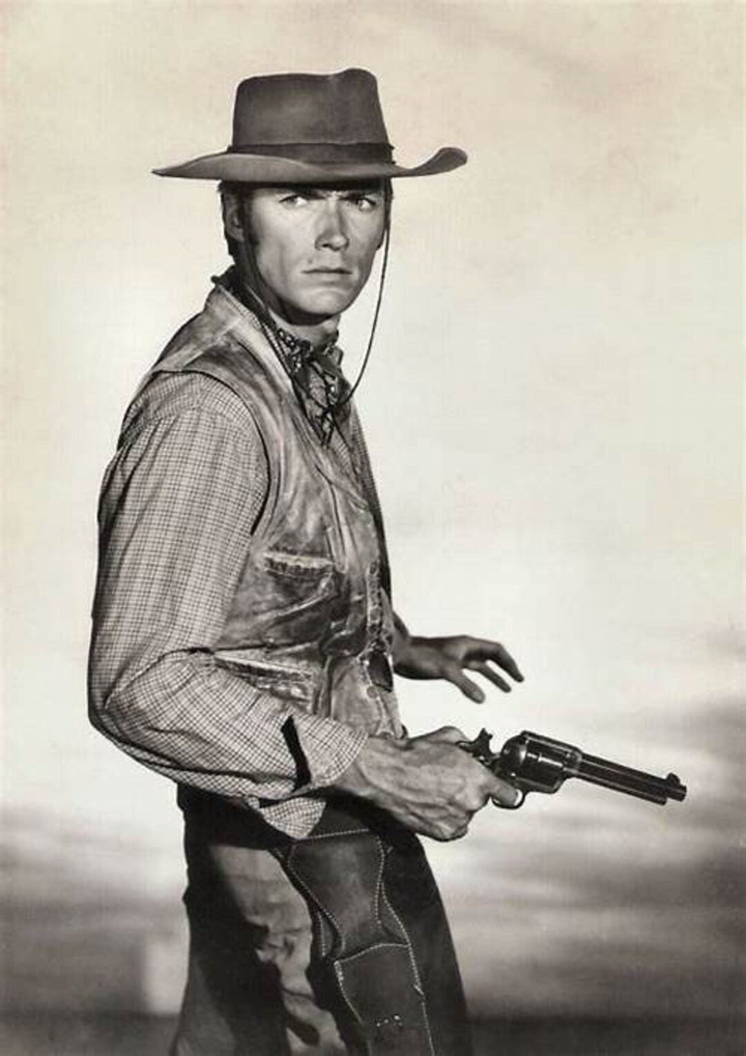 Western Rawhide Clint Eastwood Framing Print Vintage TV Poster Wall ...