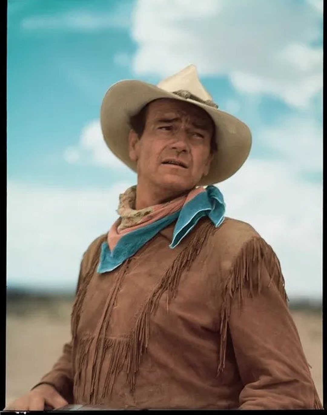 John Wayne Studio Movie Photo Framing Print Vintage Western Decor New ...