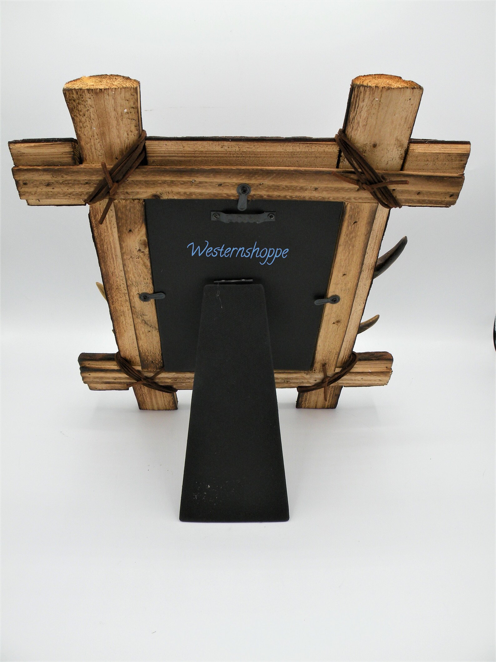 Buck Deer Antler Picture Frame Hand Painted Cabin Lodge Decor - Etsy