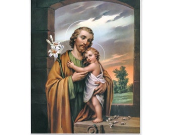 Saint Joseph Print - Etsy