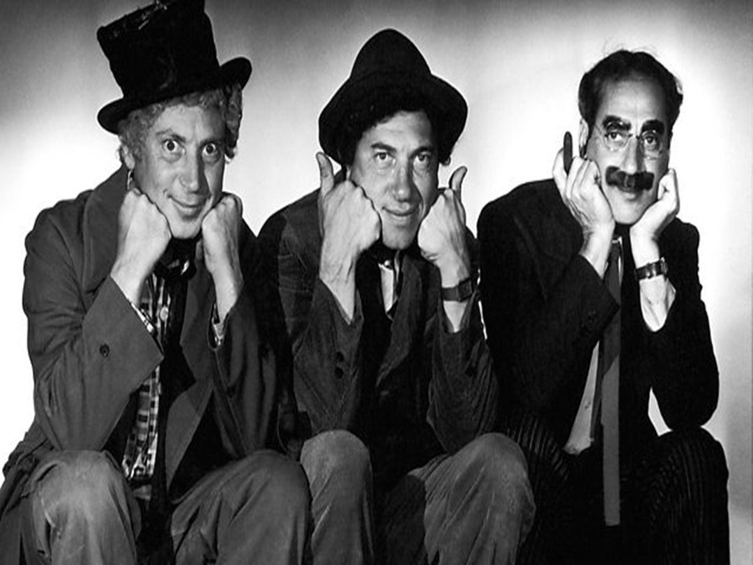 Marx Brothers Harpo Chico Groucho Zeppo Vintage Photo Framing Print ...