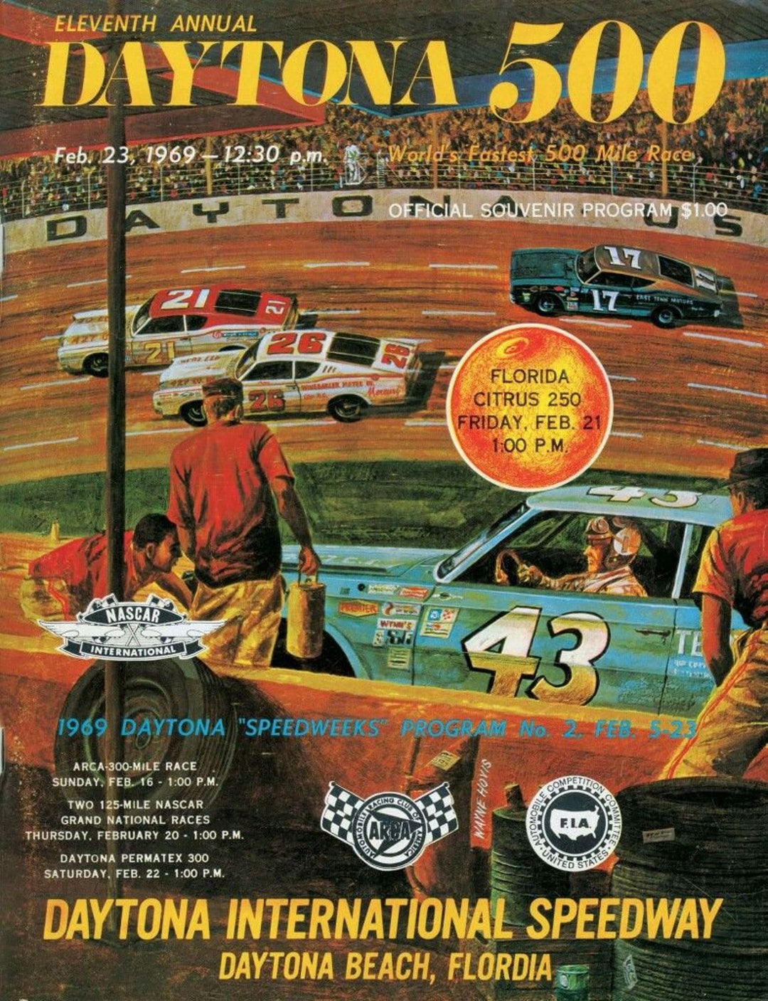 Vintage Nascar Racing Ad Reproduction Poster Framing Print Advertising ...