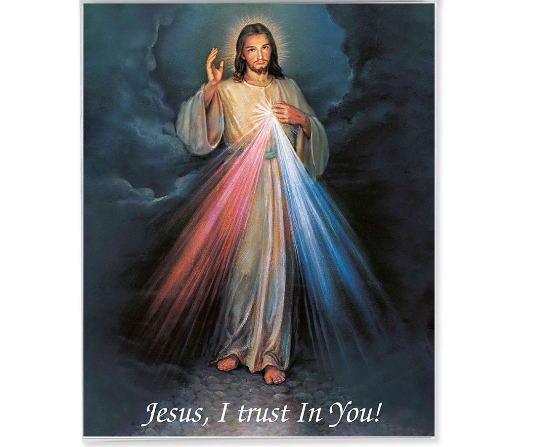 Jesus Divine Mercy Framing Print Religious Gifts Catholic Wall Decor ...