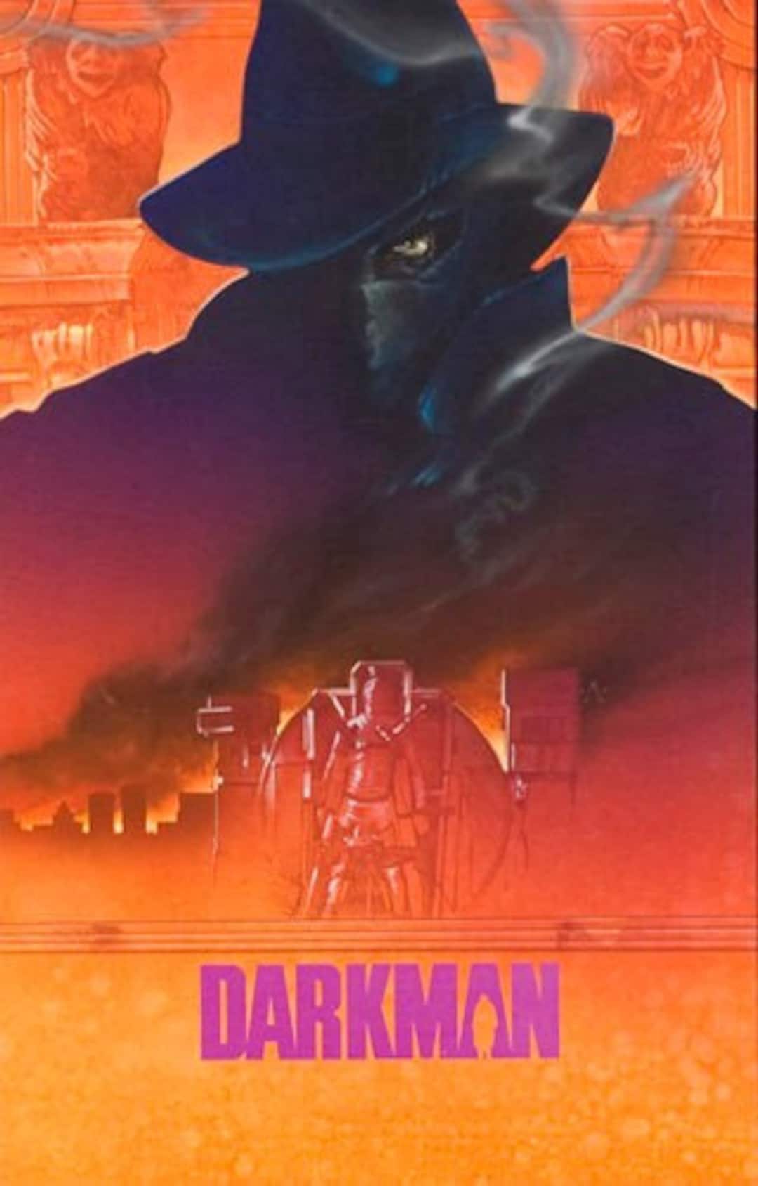 Darkman Liam Neeson Movie Poster Framing Print Vintage Suspense Wall ...