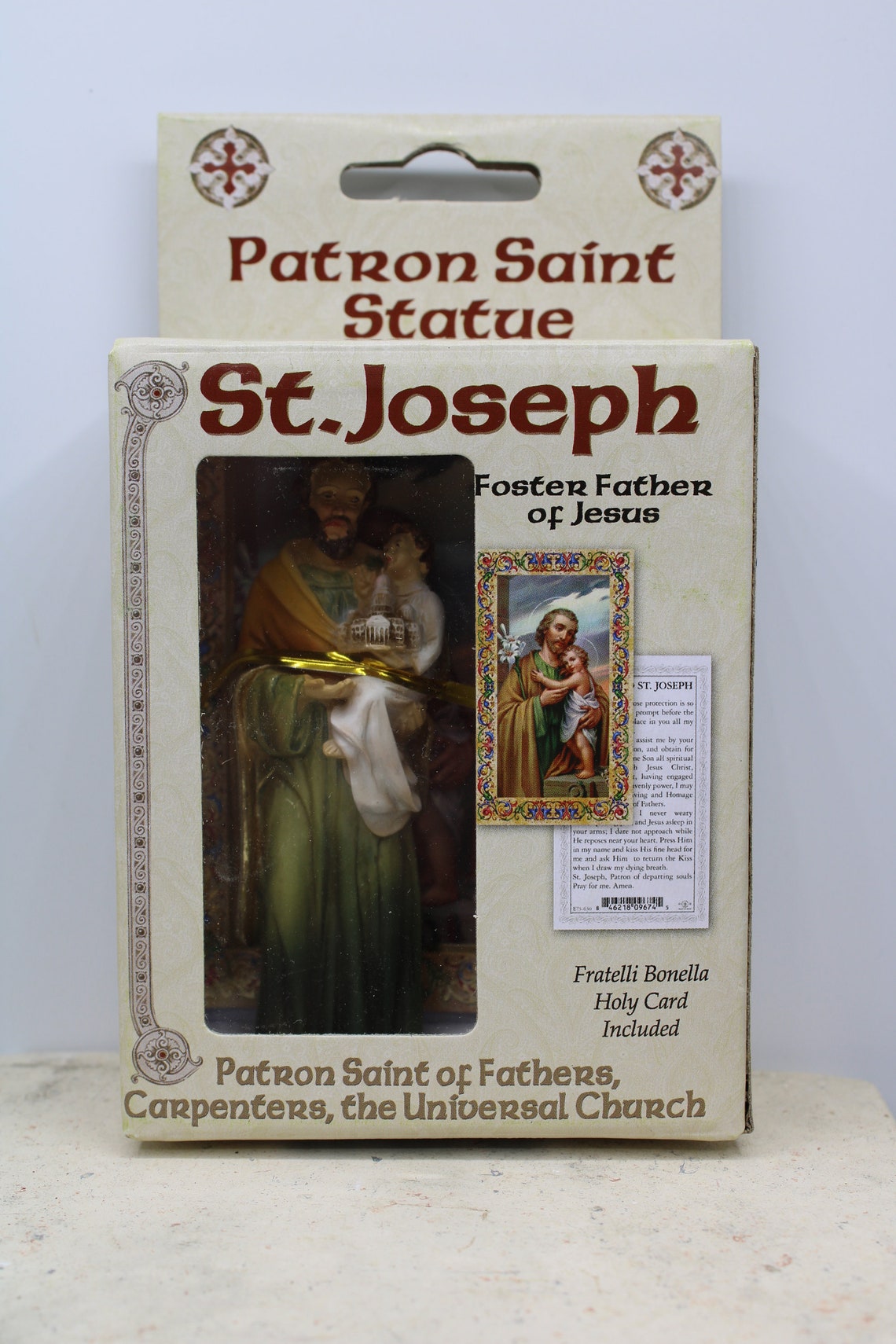 Saint Joseph Statue Beautiful Hand Painted Catholic Saints - Etsy
