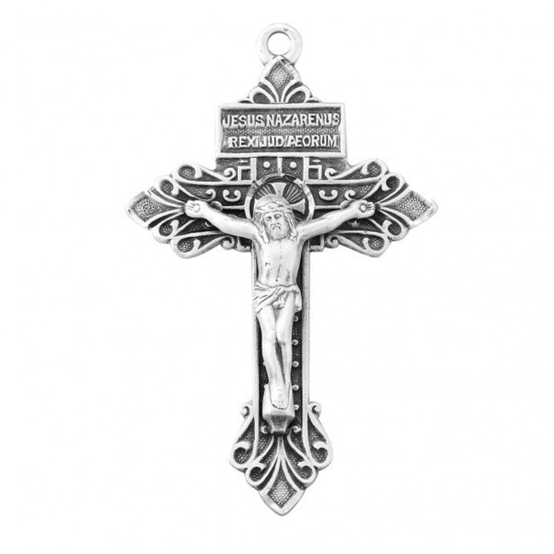 Pardon Crucifix Detailed Sterling Silver Crucifix Catholic Gifts - Etsy