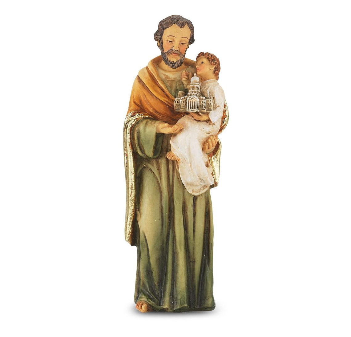 Saint Joseph Statue Beautiful Hand Painted Catholic Saints - Etsy
