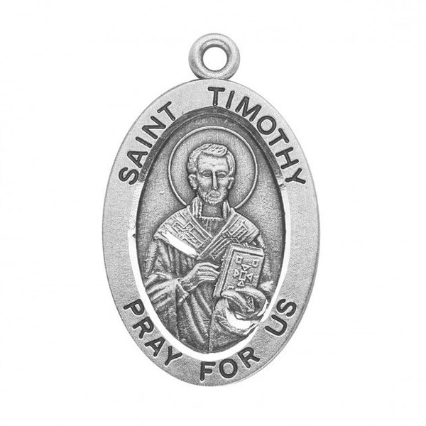 St Timothy Medal - Etsy