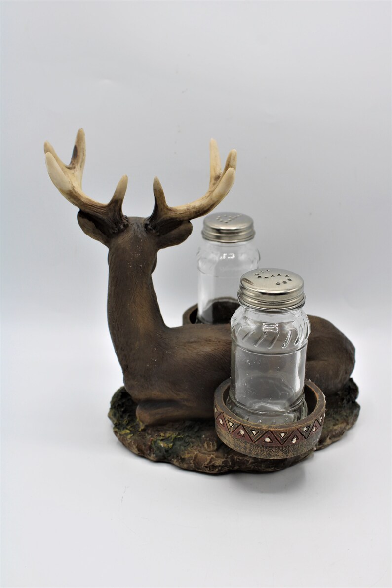 Deer Buck 8 Point Antlers Buck Deer Stag With Saddlebags Salt - Etsy