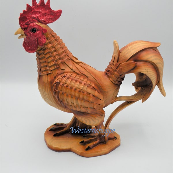 Rooster Statue - Etsy