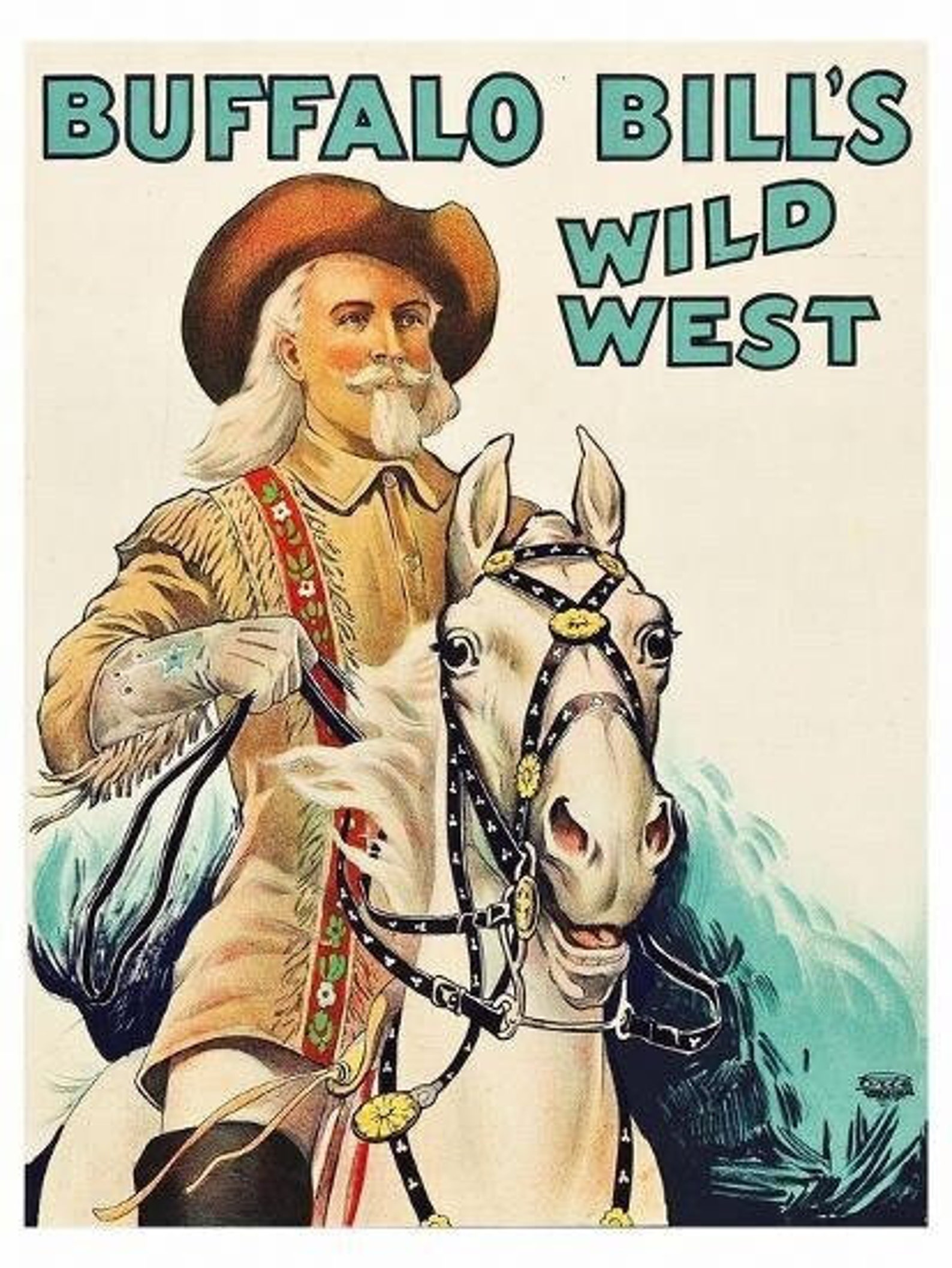 Western Buffalo Bill Ad Poster Framing Print Vintage Western Decor New ...