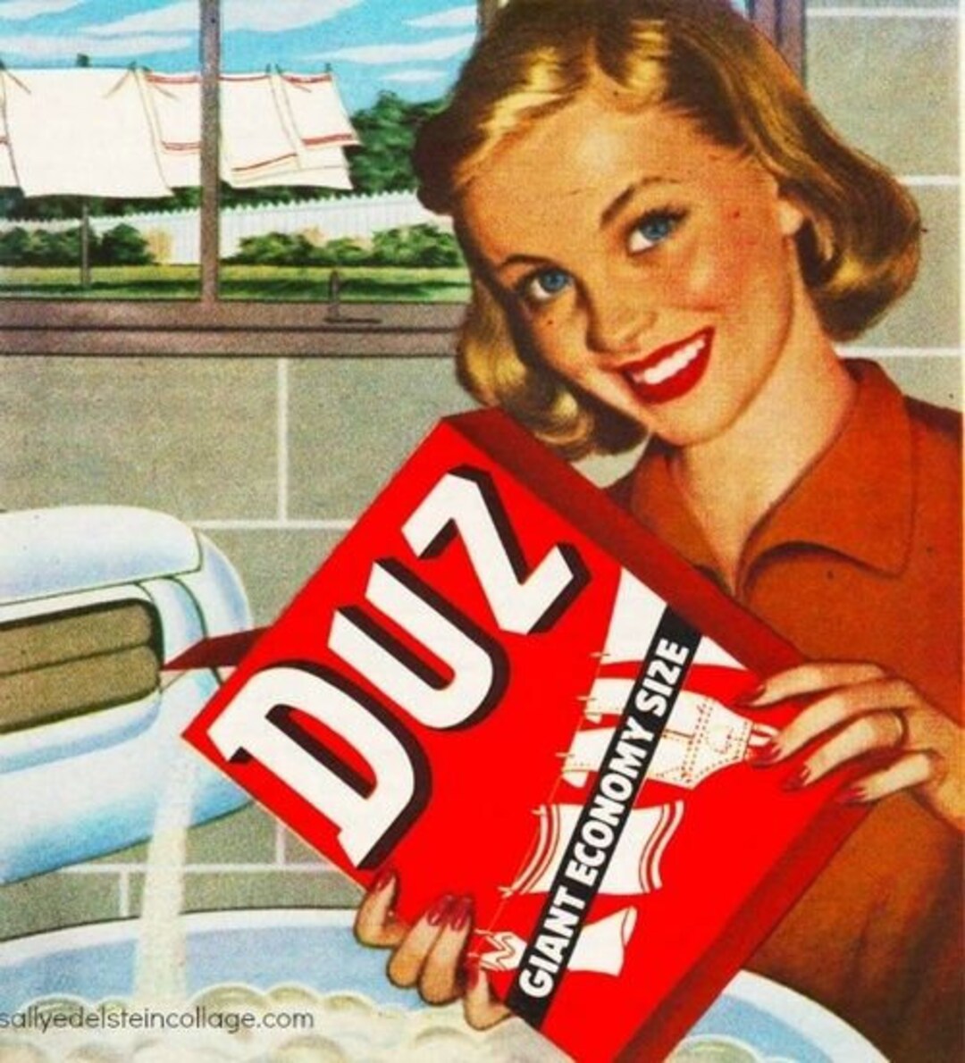 Vintage Duz Laundry Soap Reproduction Framing Print Vintage Advertising ...