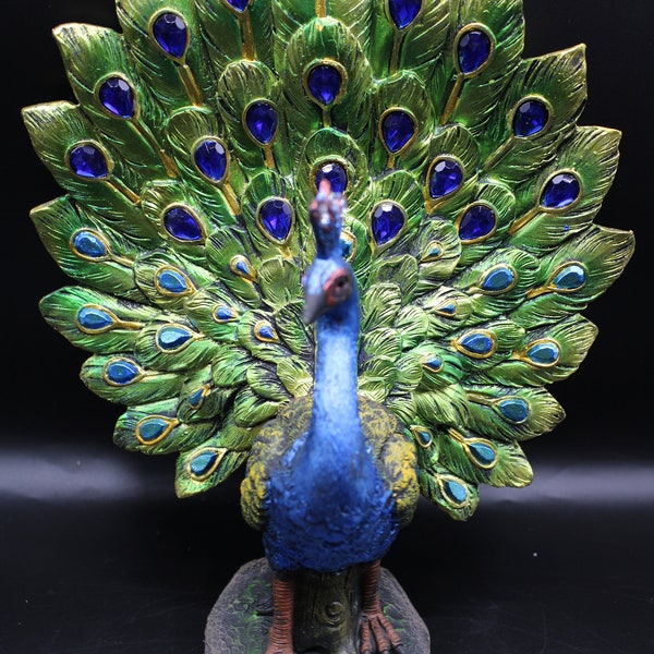 Peacock Statue - Etsy