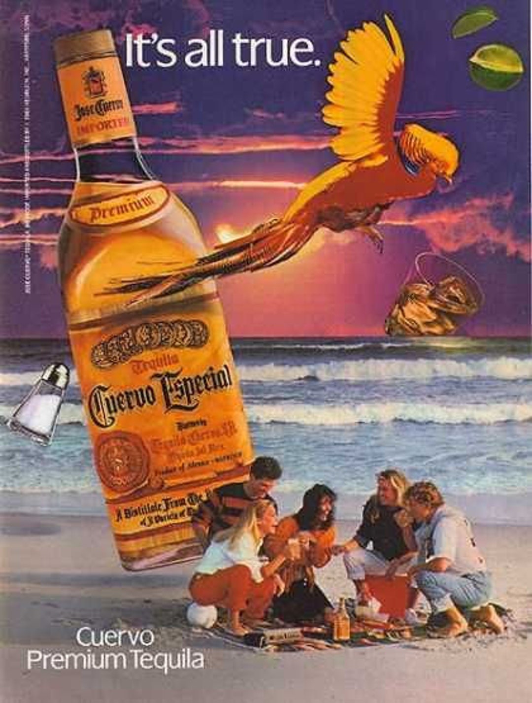 Vintage Tequila Reproduction Framing Print Vintage Advertising Wall ...