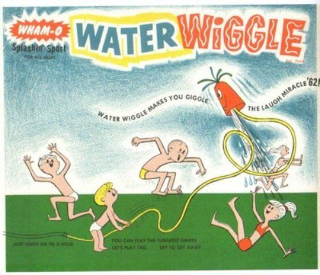 Vintage Wham-o Toys Water Wiggle Reproduction Framing Print Vintage ...