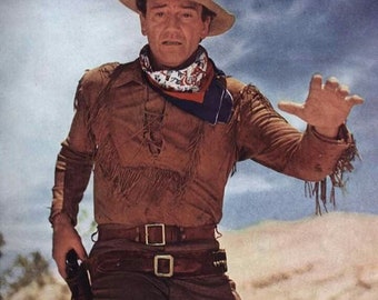 John Wayne Studio Movie Photo Framing Print Vintage Western Decor New ...