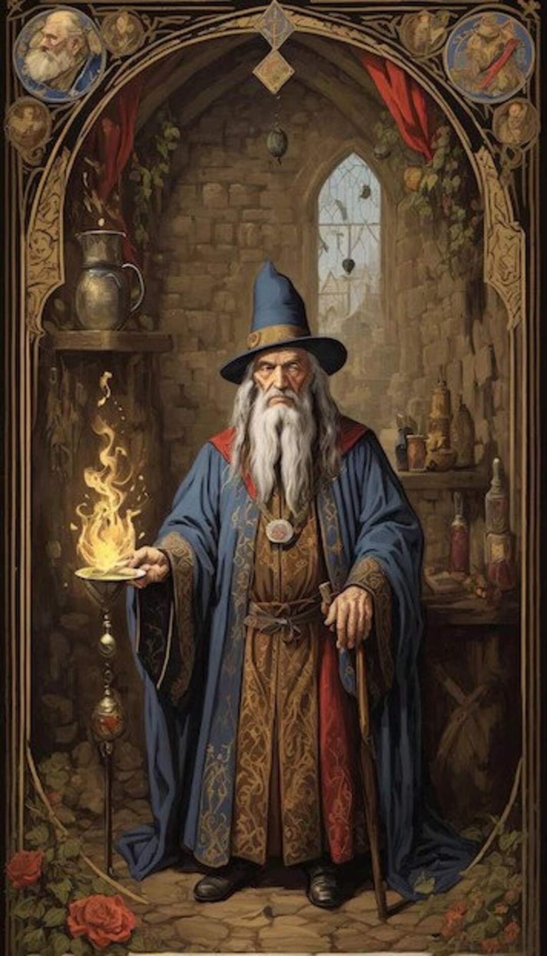 Wizard Poster Framing Print Fantasy Wall Decor Great Gift - Etsy